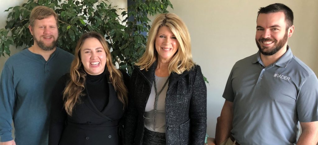 Tim Fournet, Sarah Bryson, Jan Swift and Tyler Robertson at taping of ...